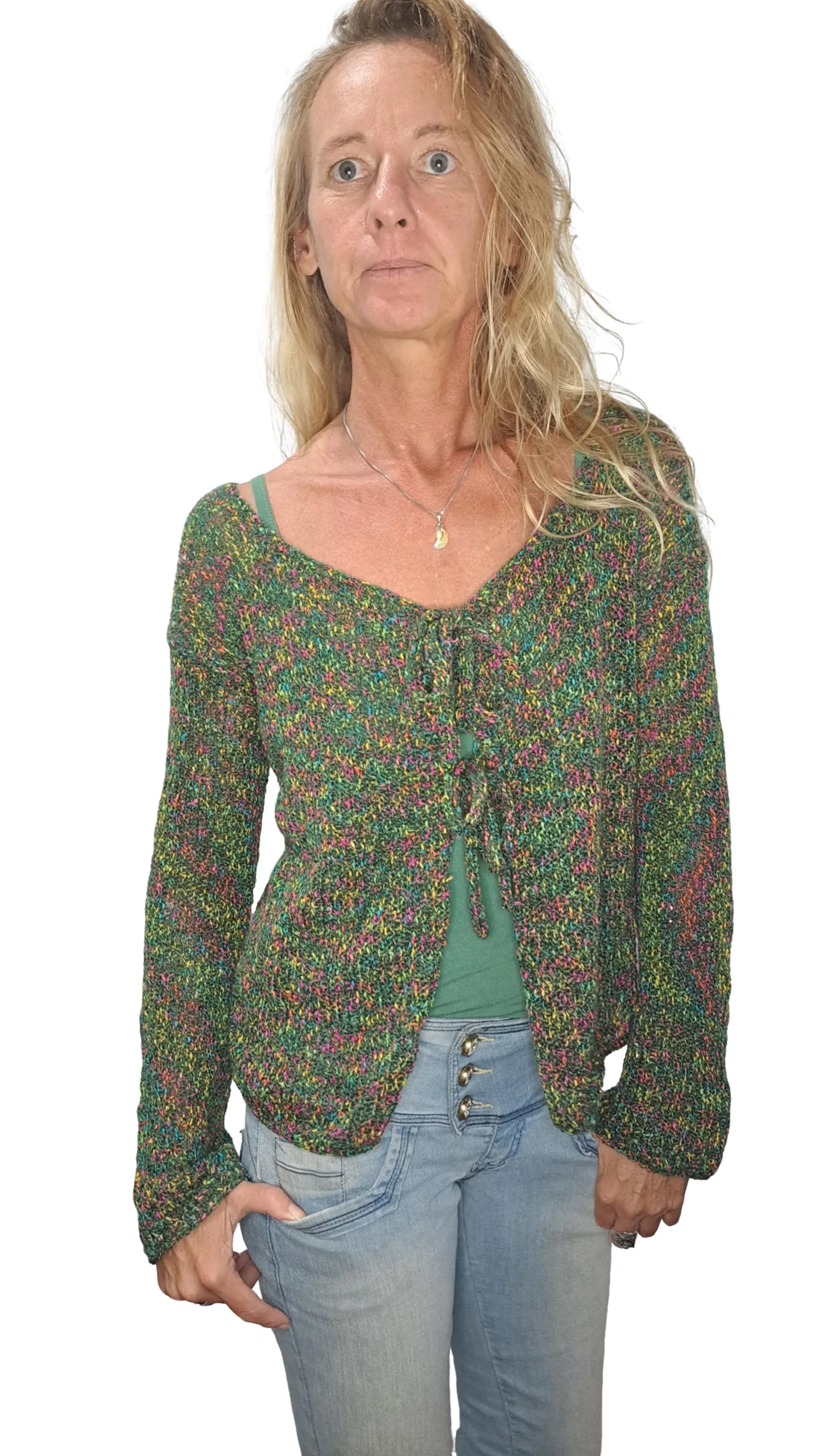 Bow Ties Cardigan Pattern Sentro Knitting Machine - Sentro Knitting ...